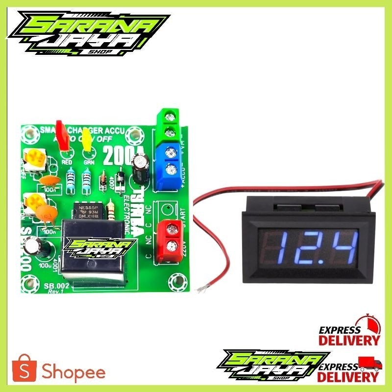 Jual Paket modul cas aki 200A+Volt meter | Shopee Indonesia