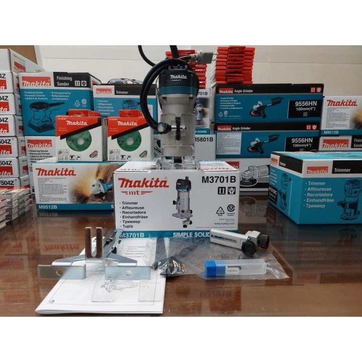 Jual Mesin Profil Kayu MAKITA M3701B Mesin Trimmer Router Profil Trimer ...