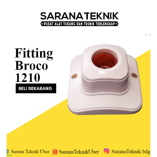 Jual FITTING PLAFON SEGI NEW 1211 BROCO / Fitting Lampu Plafon Broco ...