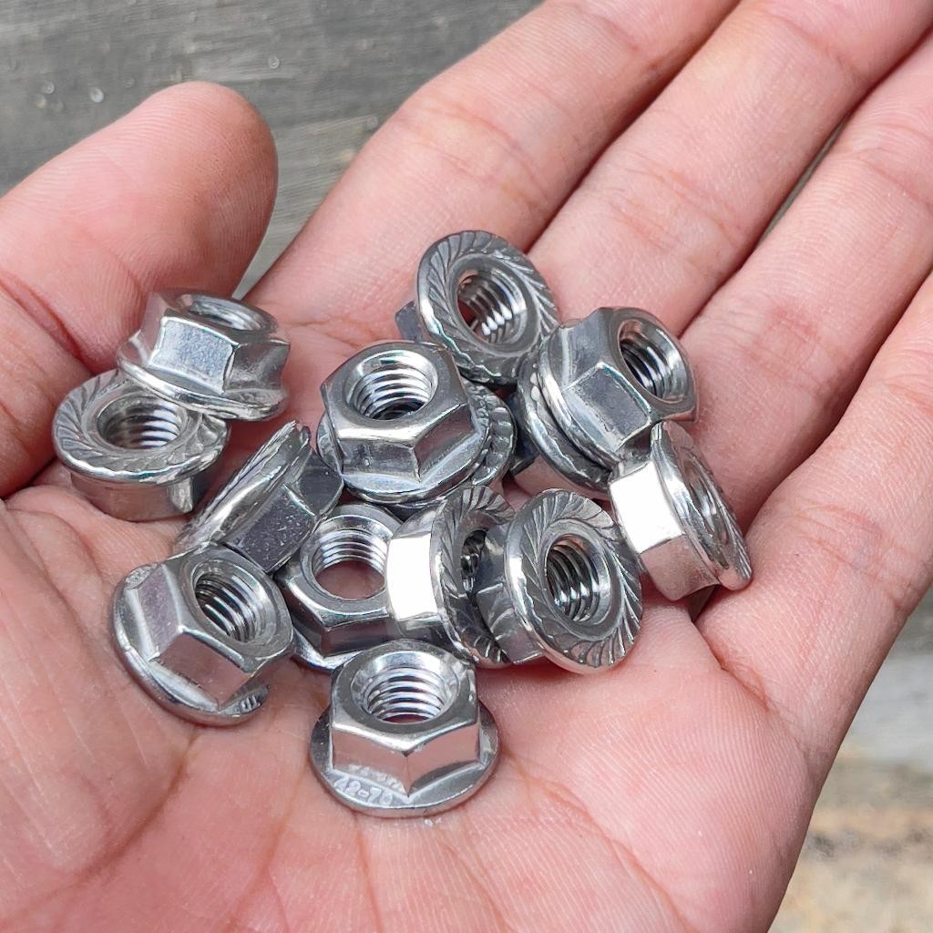 Jual mur m8 ,Mur baut 12 stainless Custom Bubut Handmade | Shopee Indonesia