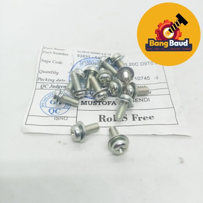 Jual baut karbulator motor universal dobel ring m4 | Shopee Indonesia