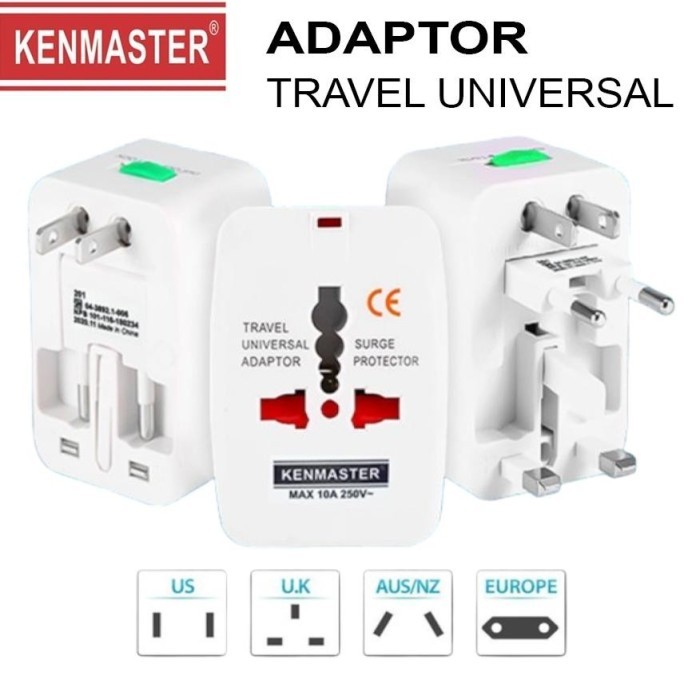 Jual Travel Universal Adaptor Internasional Colokan Listrik Multi ...
