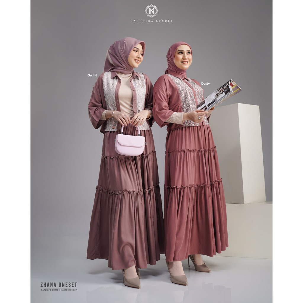 Jual Zhana Set by Nadheera Luxury (Setelan Rok) | Shopee Indonesia