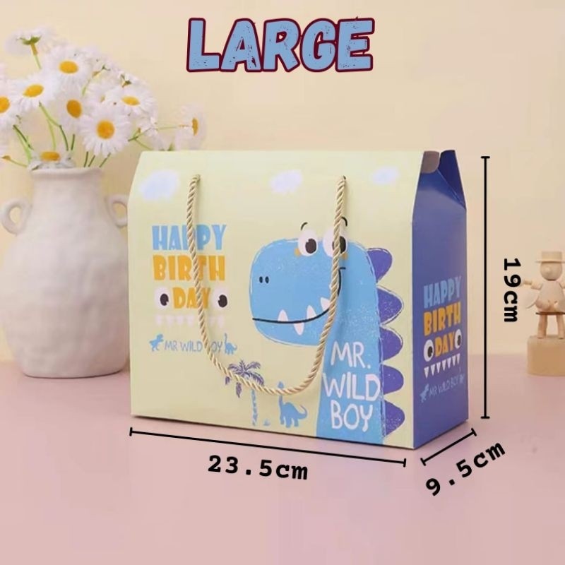Jual BOX DINO LARGE KOTAK SOUVENIR SNACK GIFT BIRTHDAY BINGKISAN ULTAH ...