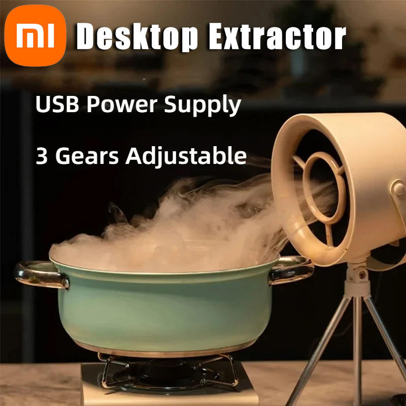 Jual Xiaomi New Portable Exhaust Fan Small Kitchen Hood Extractor ...