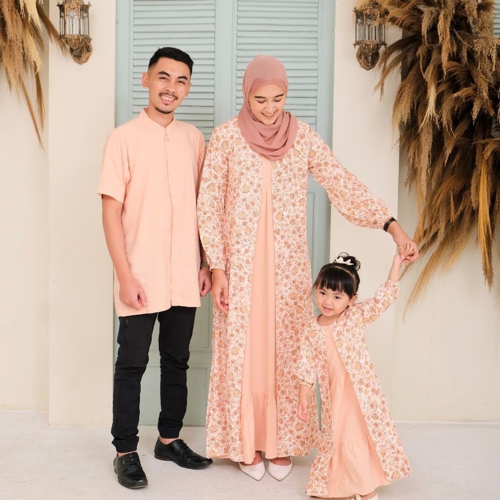 Jual Ghazu Asmara Family Set Baju Couple Keluarga Sarimbit Lebaran ...