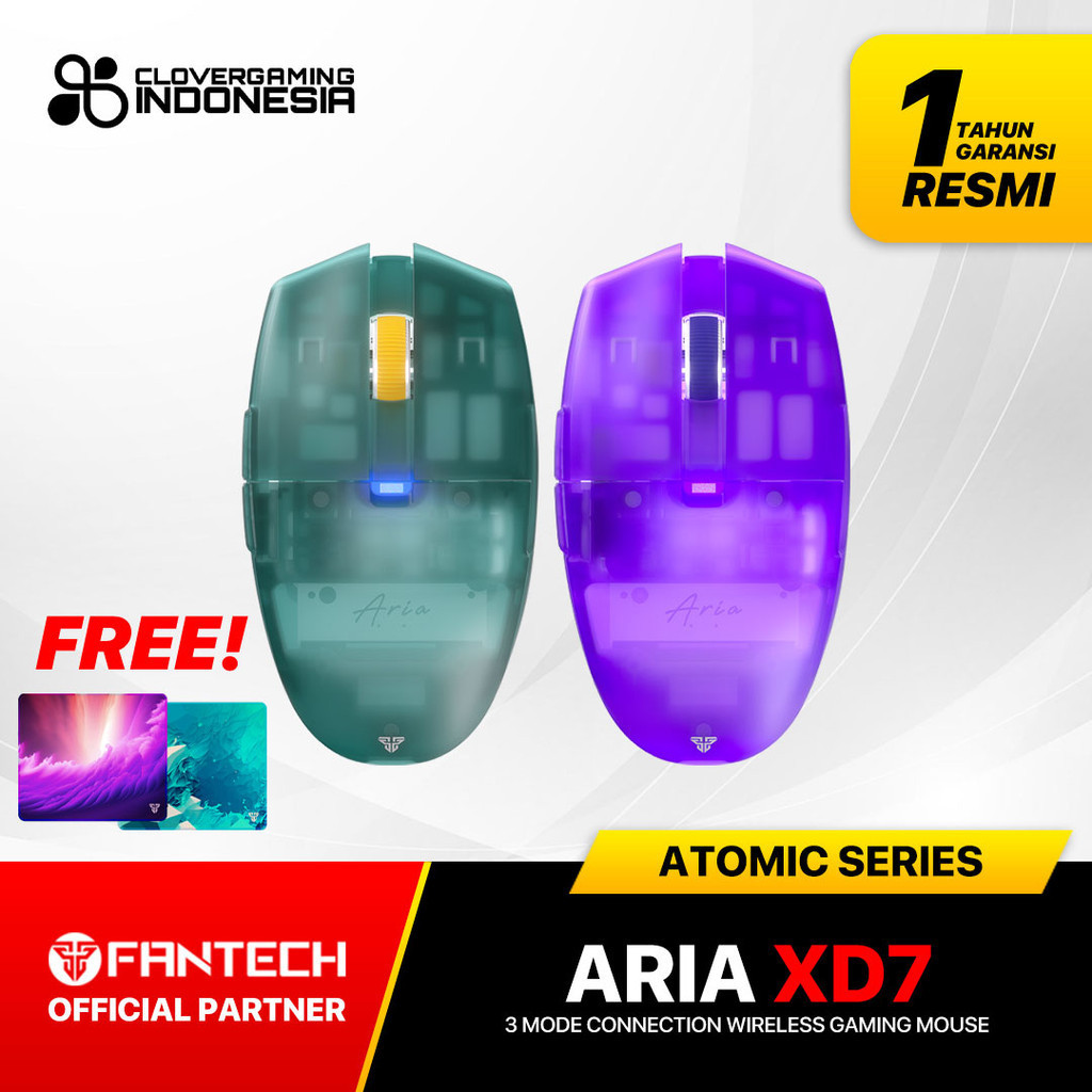 Jual Fantech Aria XD7 / XD-7 Atomic Bluetooth Wireless Gaming Mouse XD ...