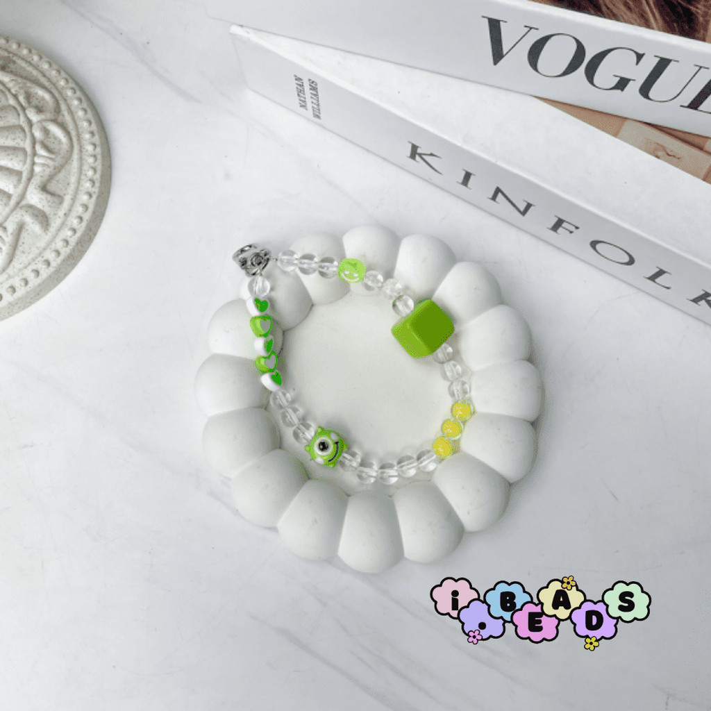 Jual I.Case_Store Beads Strap Gantungan Handphone Alien Monster Inc ...