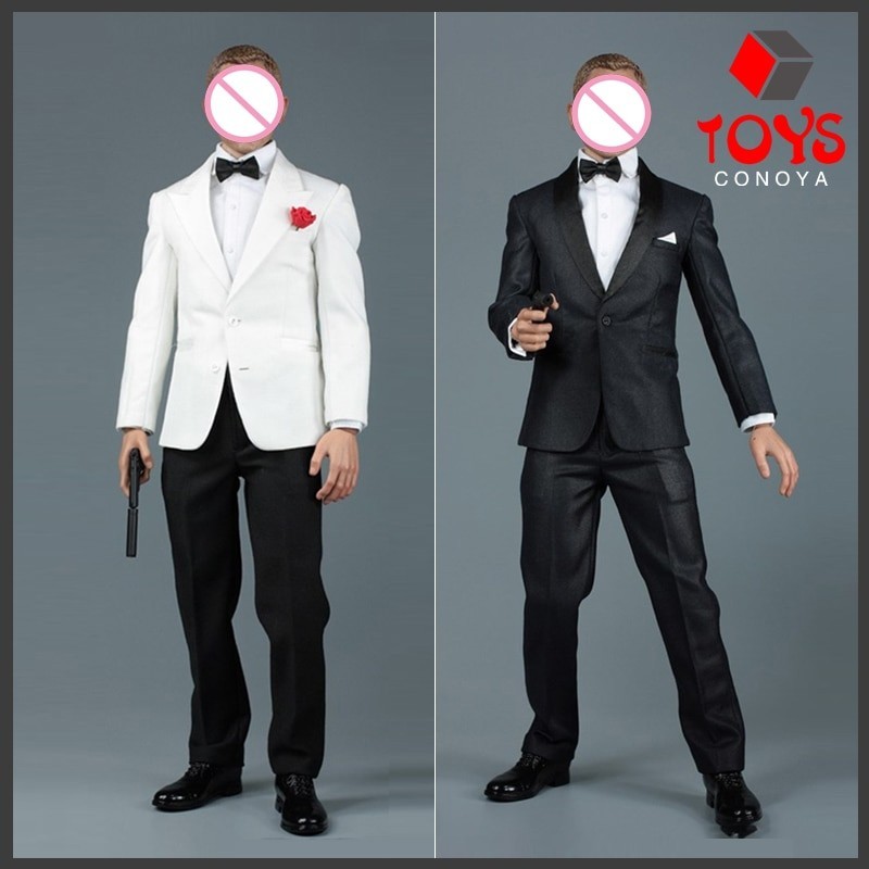 Jual AFS A014 1/6 British Royal Suits Agent Costume Dress Male Soldier ...