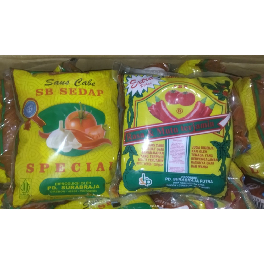 Jual Saos sambal merk SB 550gr | Shopee Indonesia