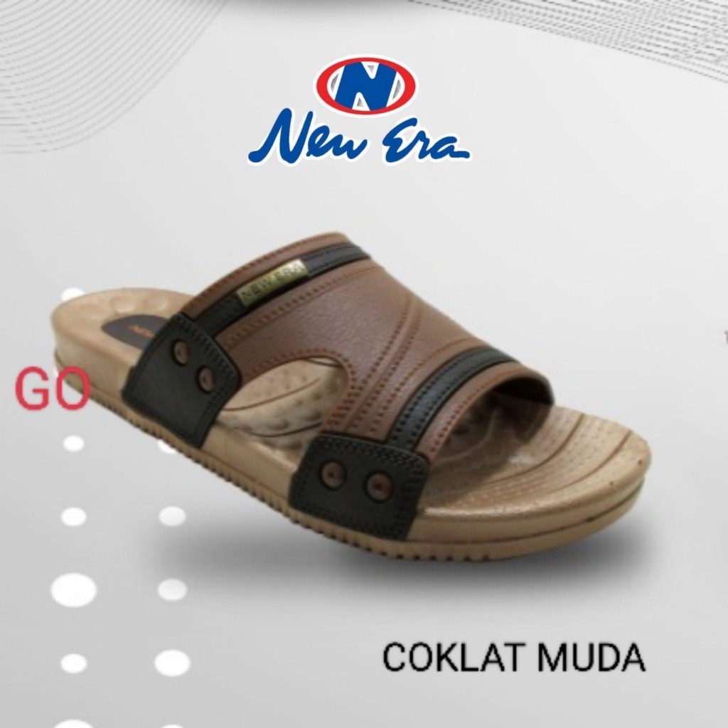 Jual marfa_boutique!!! NEW ERA MB 80141 Sandal Slop Karet Sendal Karet ...