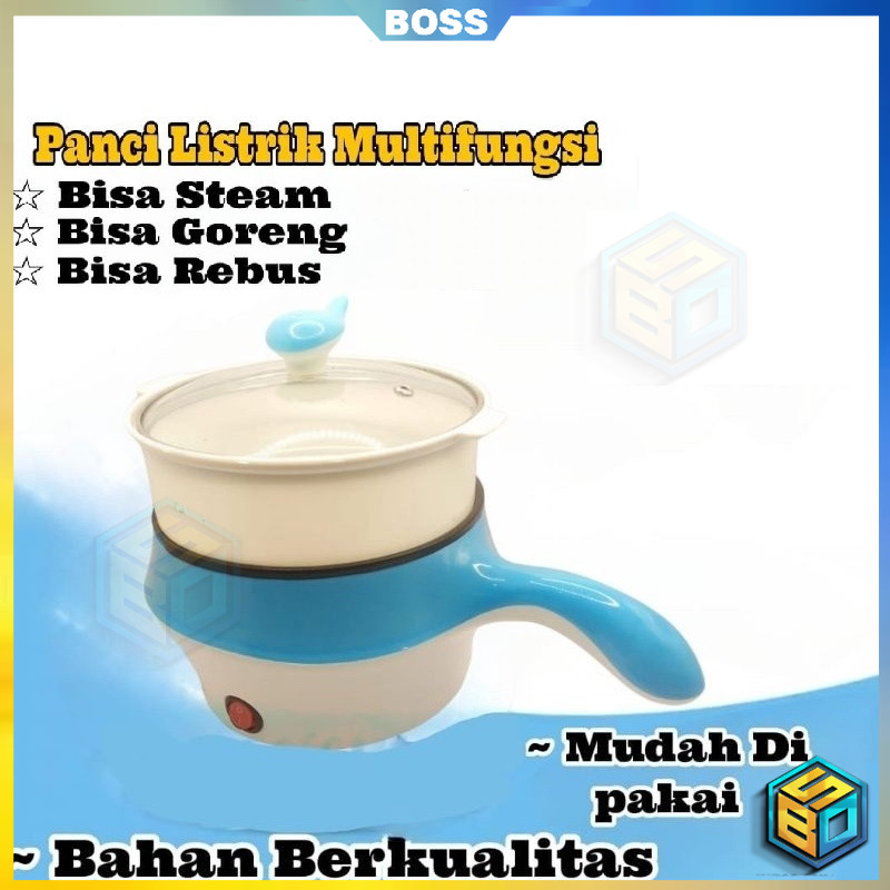 Jual BOSS MURAH COD PANCI STEAMER LISTRIK/multifunctional electric fry ...