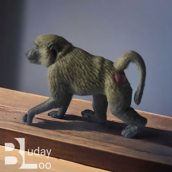 Jual Mainan Binatang Miniatur Hewan Monyet Babun Baboon 4 cm bb5 Buas ...