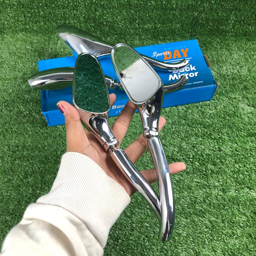 Jual SPION HD PNP HONDA UNIVERSAL KACA BIRU SPION FULL CHROME HARLEY ...