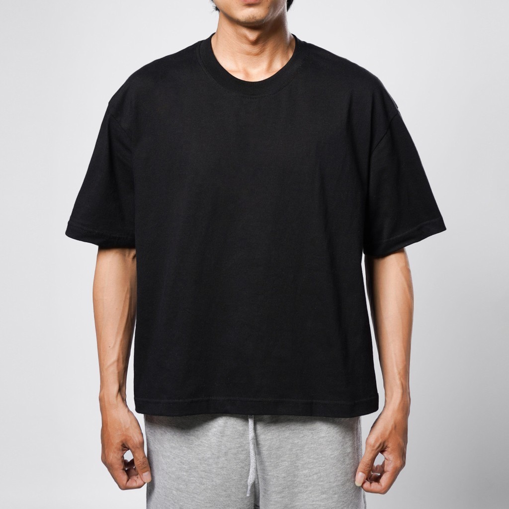 Jual Cottonsupply Boxy Crop Tshirt Kaos Boxy Fit Cotton 24s | Shopee ...