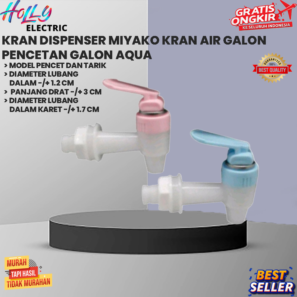 Jual KRAN DISPENSER MIYAKO KRAN AIR GALON PENCETAN GALON AQUA 1 PASANG ...