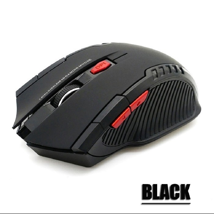 Jual mouse wireless gaming mouse wireless 2000 dpi - W4 | Shopee Indonesia