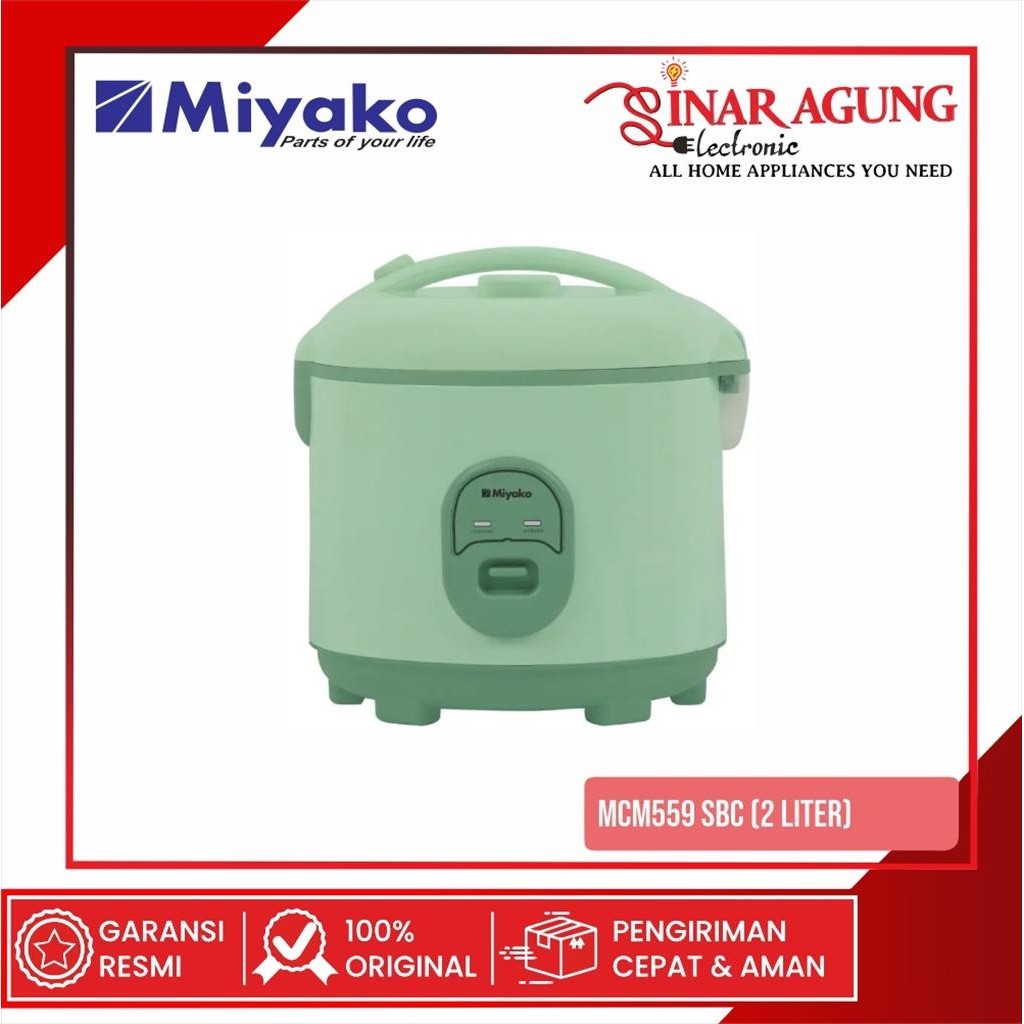 Jual [COD] MIYAKO RICE COOKER / MAGIC COM MCM-559 SBC / MCM 559 SBC ...