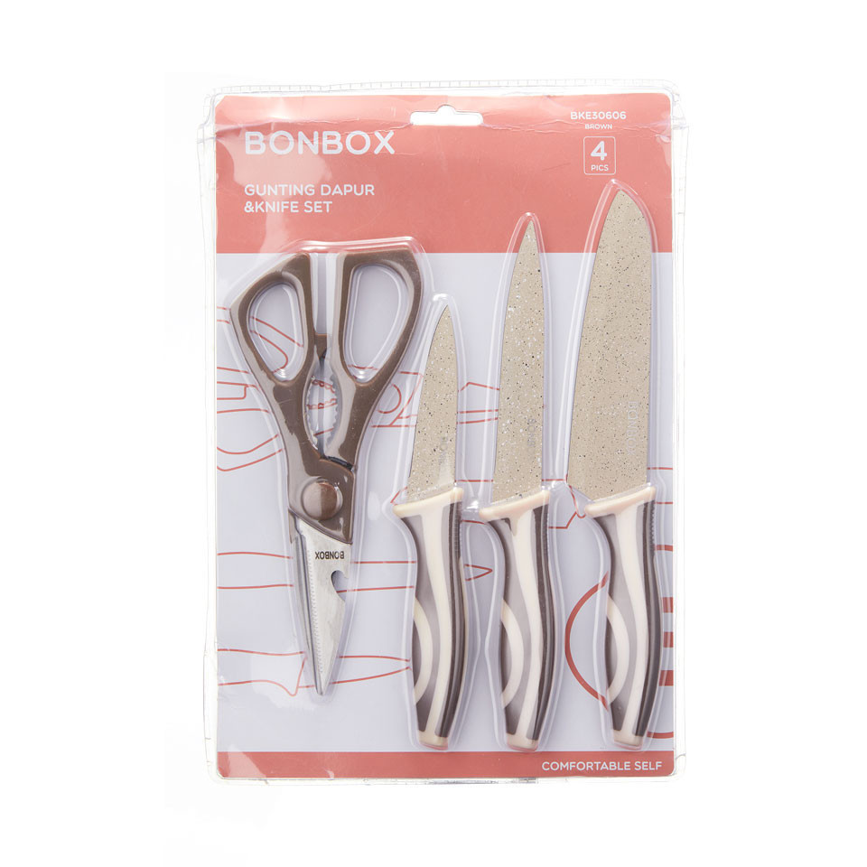 Jual Pisau Set Dapur Kitchen Knife Kitchenware Set Tajam Anti Karat ...