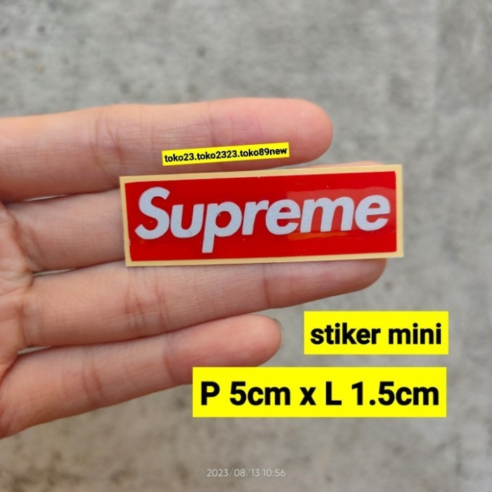 Jual stiker cutting motor supreme mini stiker motor dan helm ...