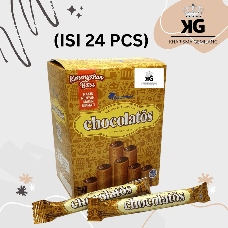 Jual KG - CHOCOLATOS BOX 250g (ISI 24 PCS) Biskuit Kue Kering Anak ...