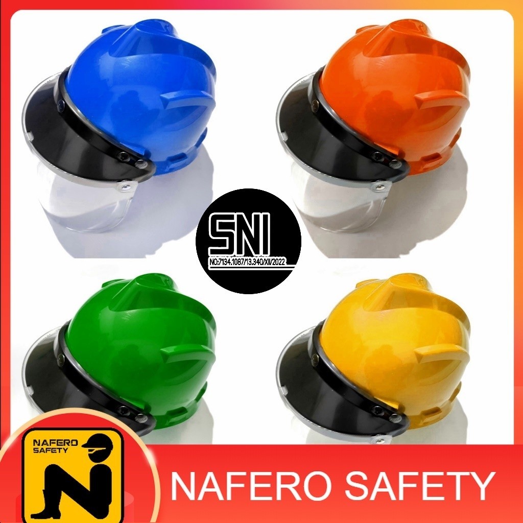Jual SAFETY HELM FACE SHIELD PROYEK APD SAFETY AKRILIK POLYCARBONATE ...