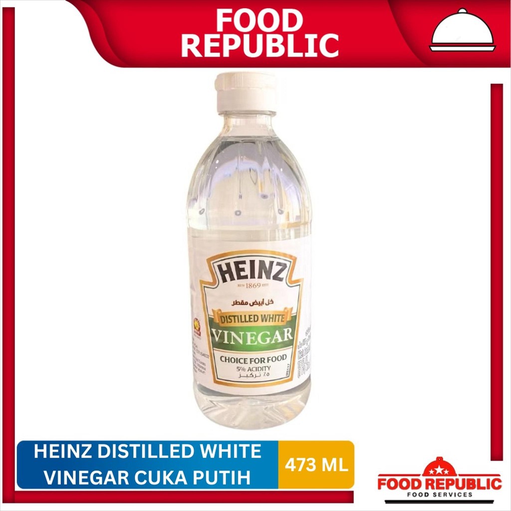 Jual Cuka Putih / Distilled White Vinegar Heinz 473 ML | Shopee Indonesia