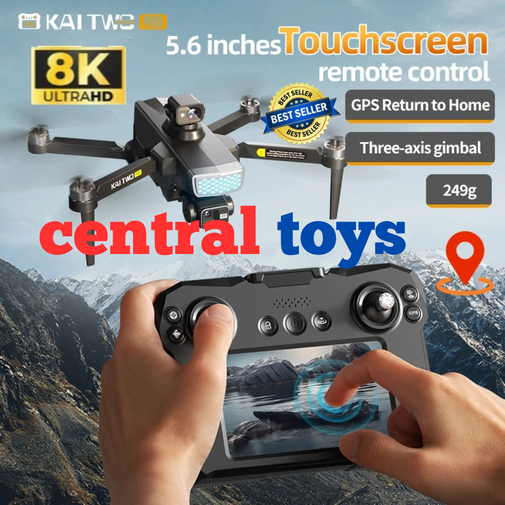 Jual KAI TWO PRO touchscreen TX drone brushless GPS 4K camera FPV 3-axis | Shopee Indonesia