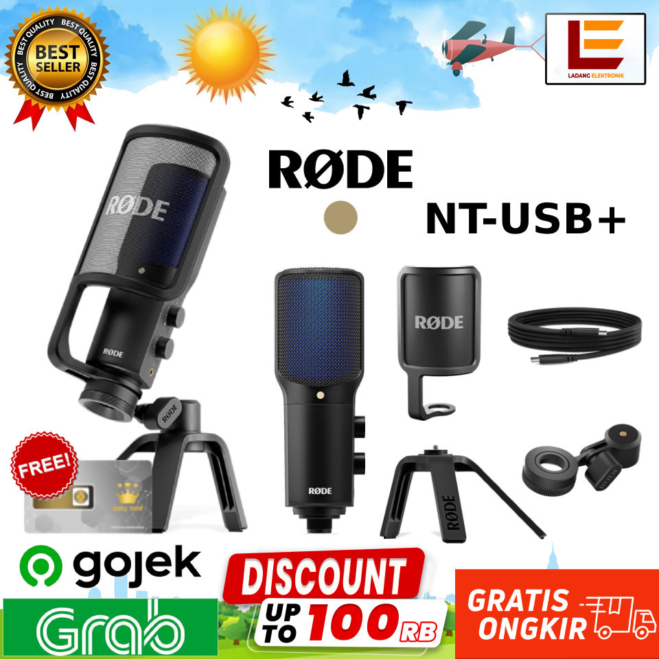 Jual Microphone Rode NT-USB + (Plus) | Shopee Indonesia