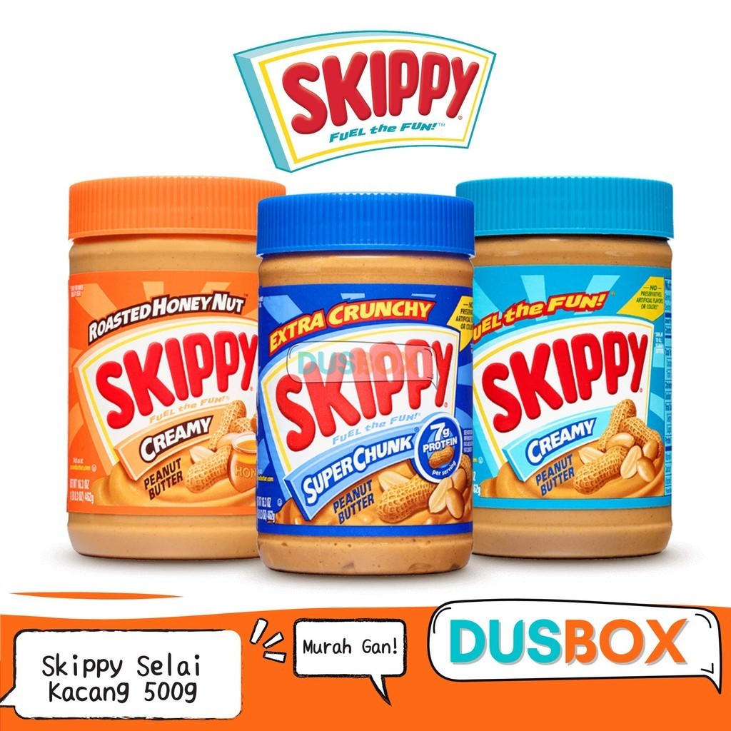 Jual Skippy Peanut Butter 500g / Skippy Peanut Butter / Peanut Butter ...