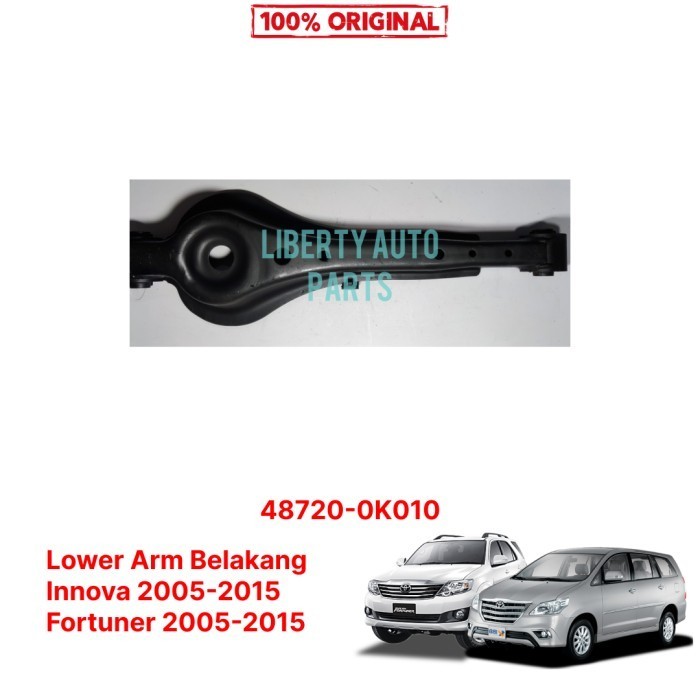 Jual Lower Arm Belakang Innova Hilux Fortuner Original (48720-0K010 ...