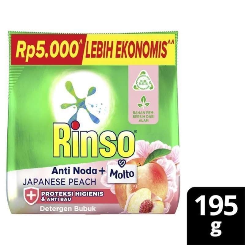 Jual accmijaeshop - Rinso anti noda JAPANESE PEACH goceng 195g | Shopee Indonesia