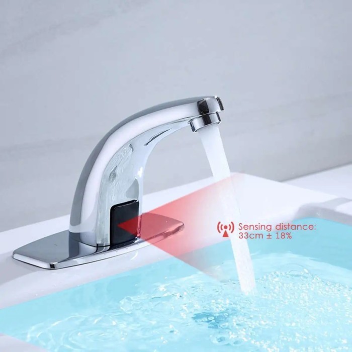 Jual keran air otomatis mati nyala sensor infrared hemat air water ...