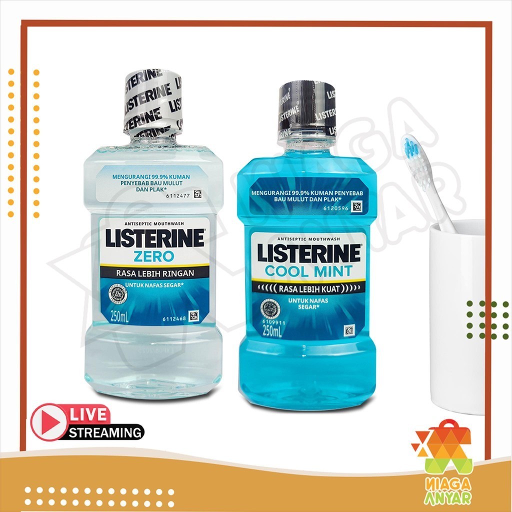 Jual NAS LISTERINE Obat Kumur Antiseptic Mouthwash 250 ml / Listerin ...