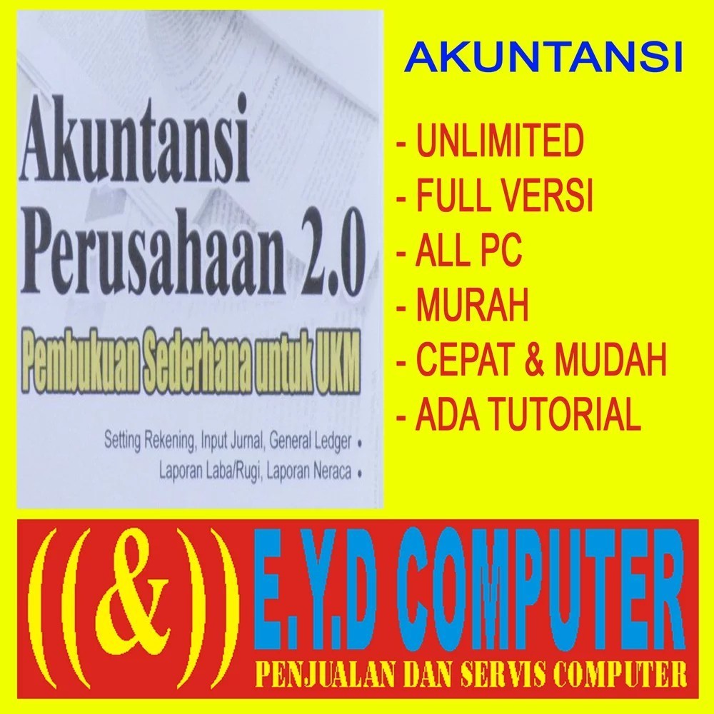 Jual PROGRAM AKUNTANSI PERUSAHAAN FULL VERSION BANYAK PC APLIKASI ...