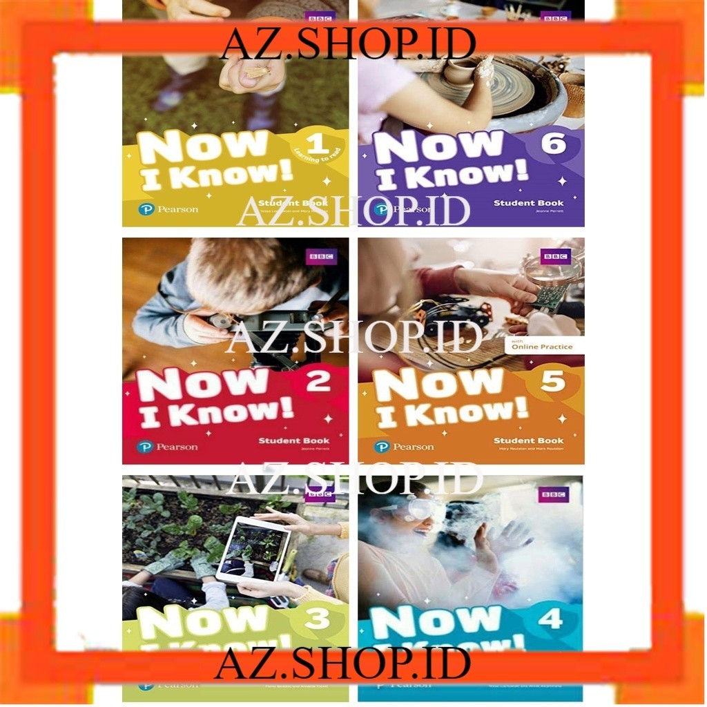 Jual Buku Now I Know! Student Book 1/2/3/4/5/6 (Workbook 3 Only Hitam ...