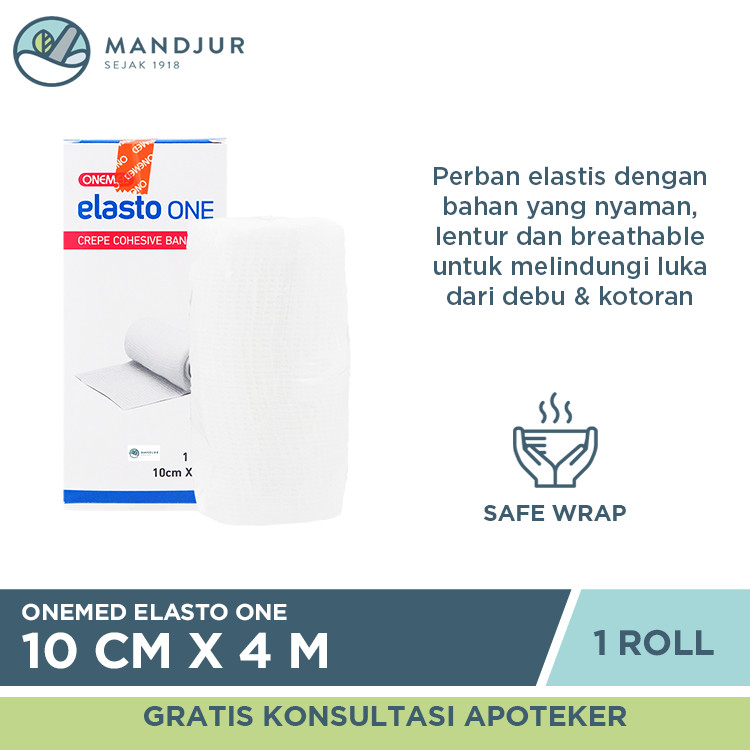 Jual Onemed Elasto One Verban Elastis 10 CM x 4 M - Perban Elastis ...