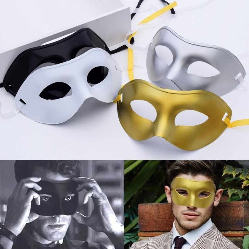 Jual Topeng Pesta Masquerade Party Mask Pria Wanita Halloween - Topeng ...