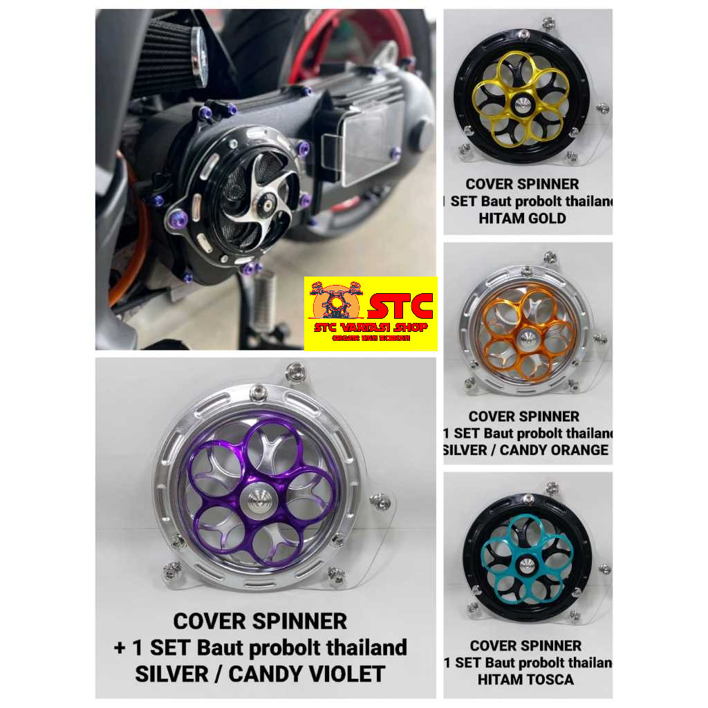 Jual COVER CVT NMAX NEW AEROX NEW / SPINNER NMAX NEW AEROX NEW STC28 ...