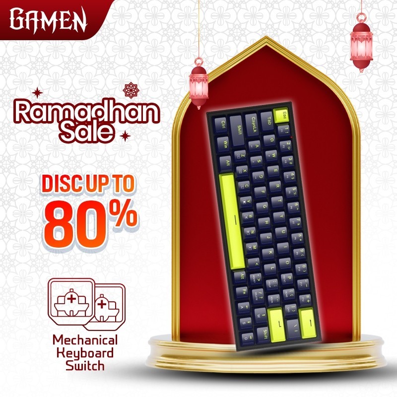 Jual GAMEN Titan V Lite Latest Titan Series Keyboard Gaming Mechanical ...