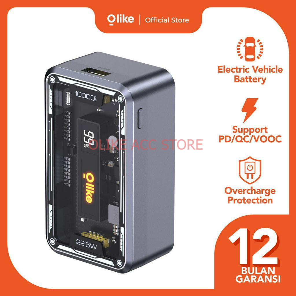 Jual OLIKE P5 P7 POWERBANK 10000MAH FAST CHARGING 22.5W With LED ...