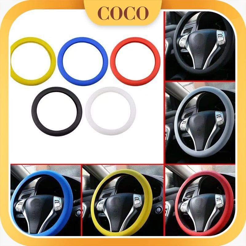 Jual Cover Stir Mobil Silikon Universal Stir Mobil Silikon Import Setir ...