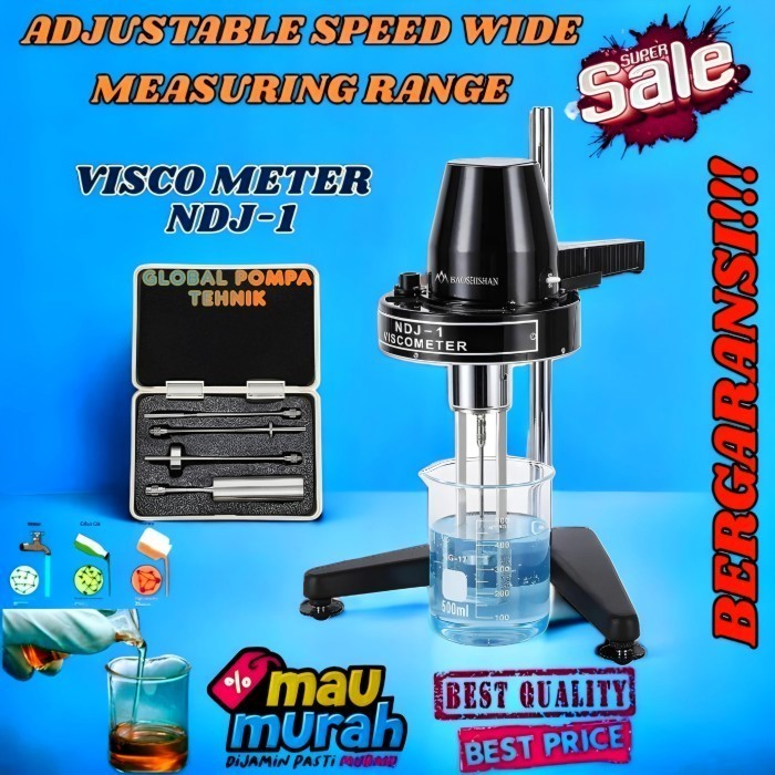 Jual Rotary Viscometer NDJ1 Analog Viscosity Tester Viskometer NDJ-1 ...