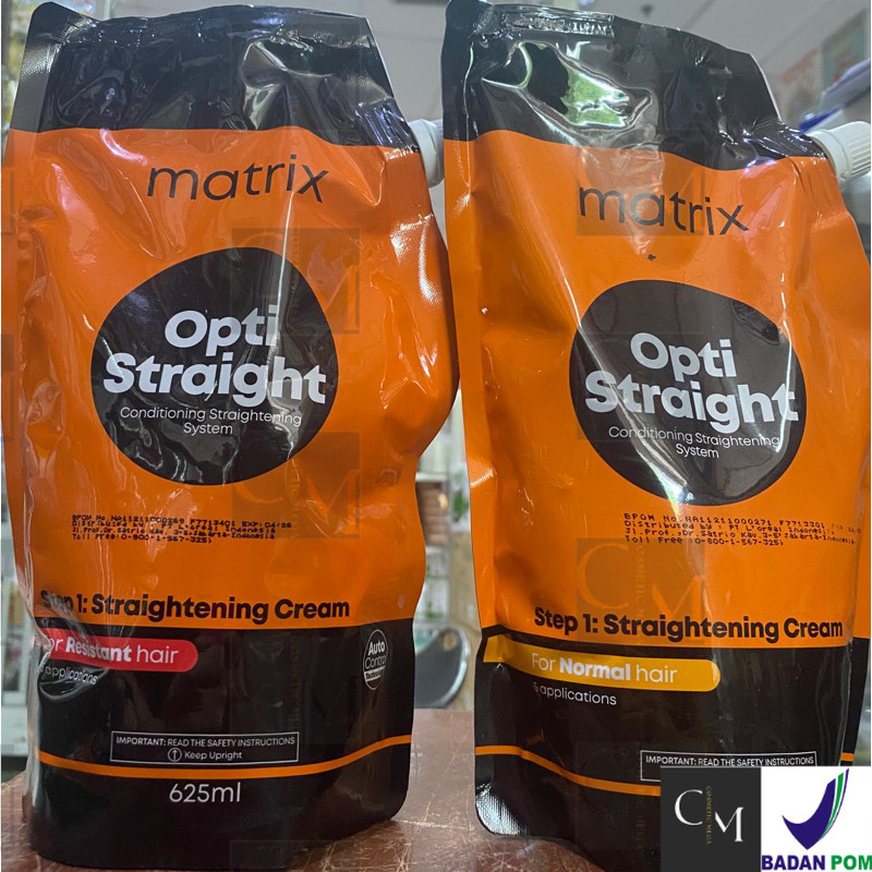 Jual MATRIX Opti Straight Step 1 - 625ml Smoothing Matrix Obat Pelurus ...
