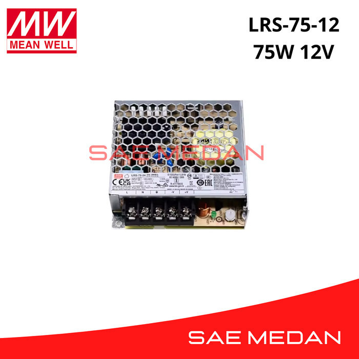 Jual Power Supply LRS-75-12 LRS 75 12 Meanwell 75W 12V | Shopee Indonesia