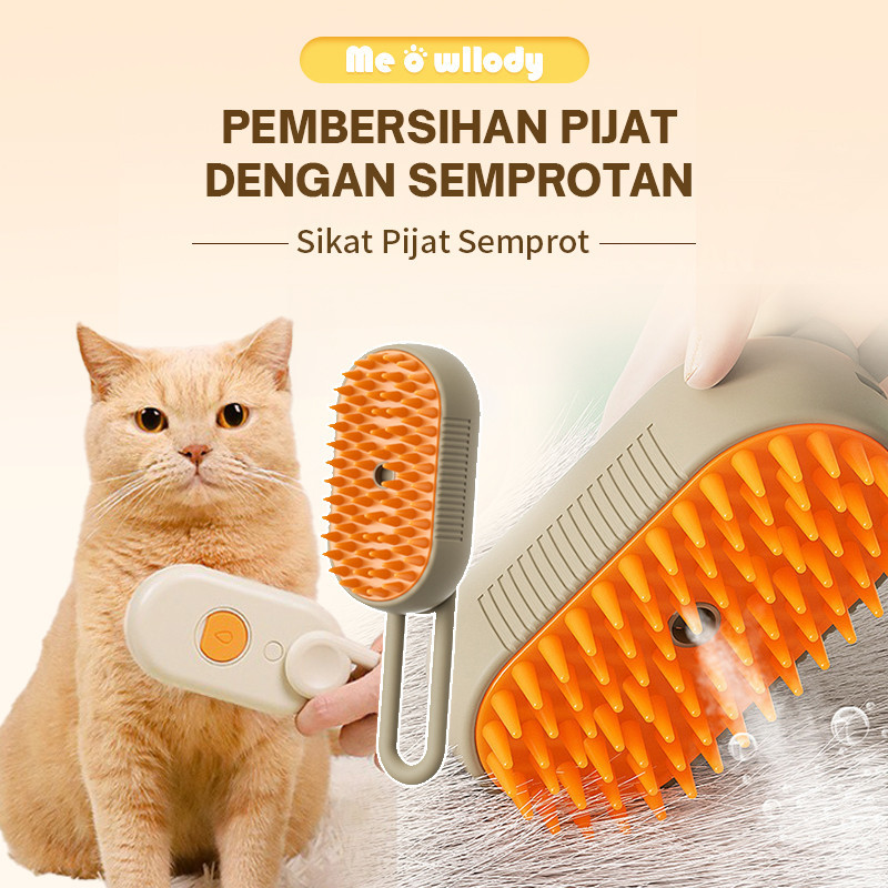 Jual 3 In 1 Sisir Uap Kucing sisir kucing sisir kucing bulu rontok ...