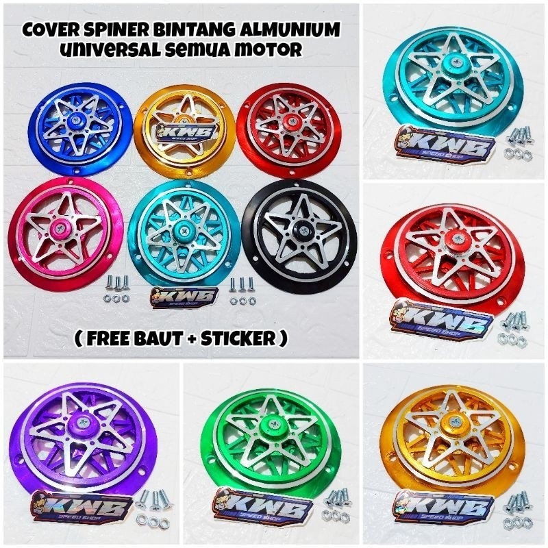 Jual Cover kipas spiner spinner motif bintang bahan full almunium ...