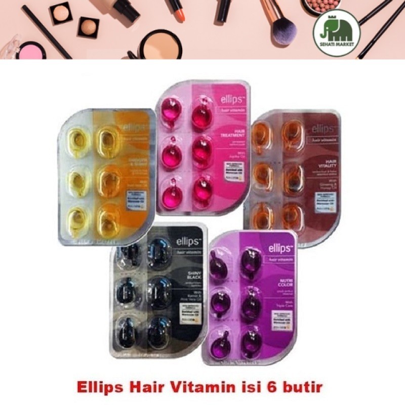Jual ELLIPS Hair Vitamin Blister 6 Butir Pro Keratin Complex - Vitamin ...