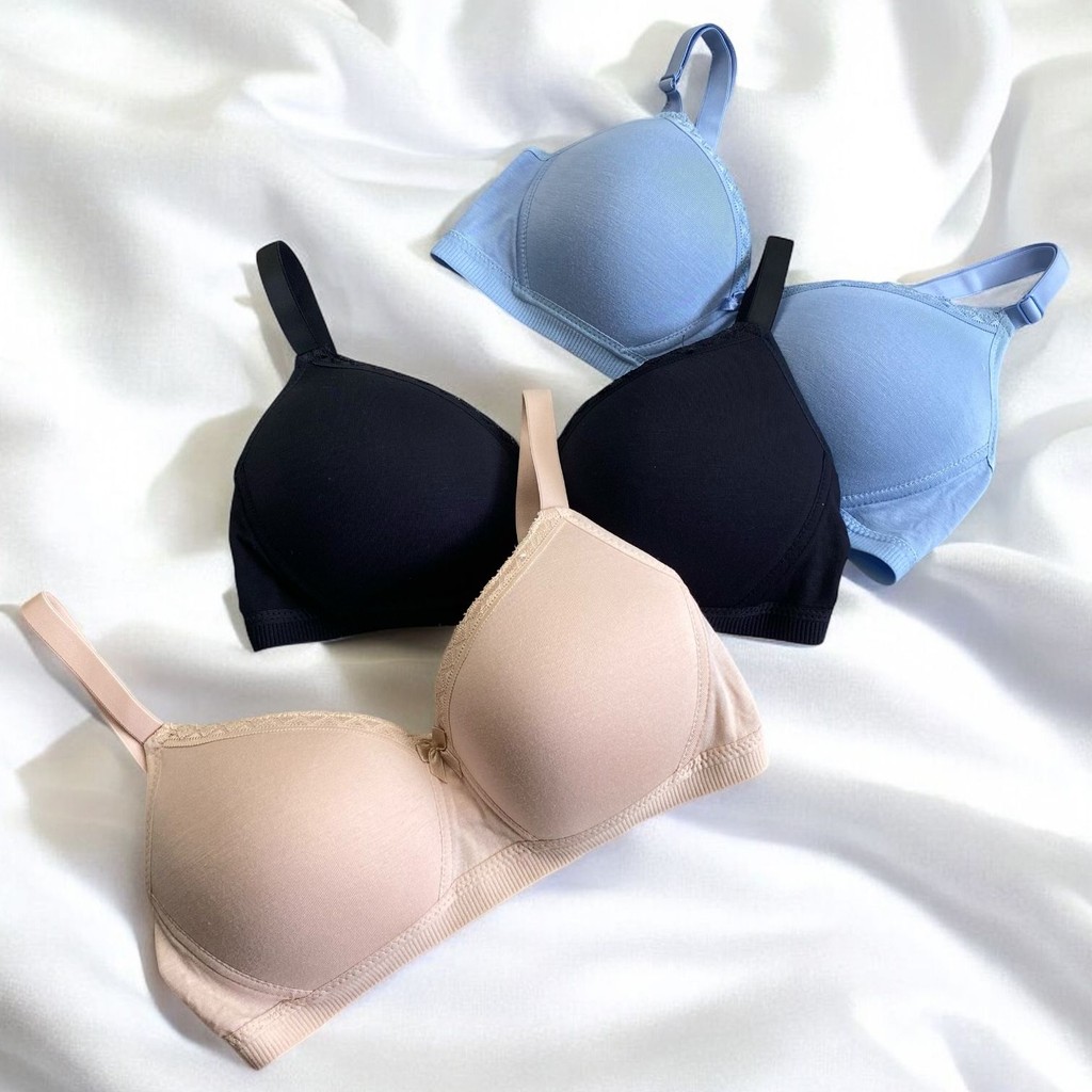 Jual Bra BH Wanita FELANCY 01051 – Tanpa Kawat, Busa Tipis, Kait 3 – Ukuran 34C, 36C, 38C ...