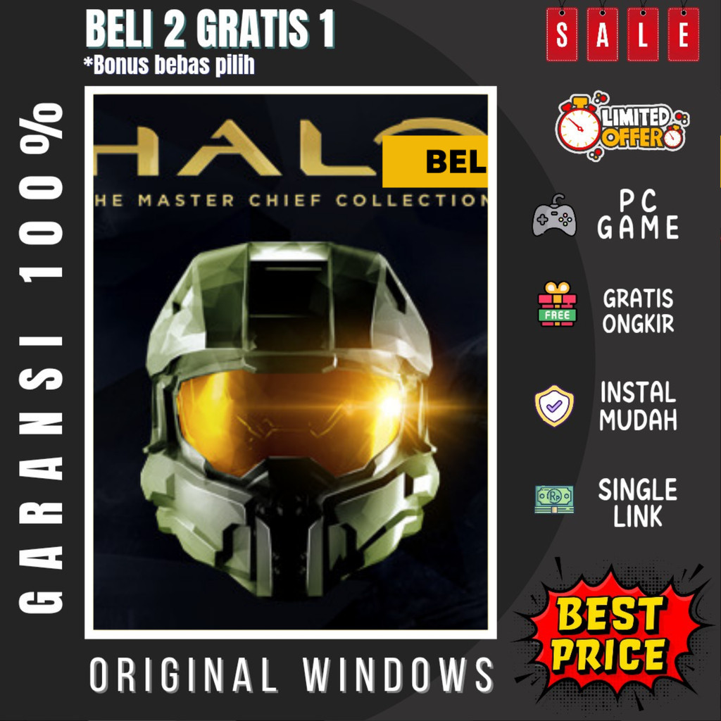 Jual HALO THE MASTER CHIEF COLLECTION - GAME PC - GAME LAPTOP - PC GAMES - BELI 2 GRATIS 1 ...